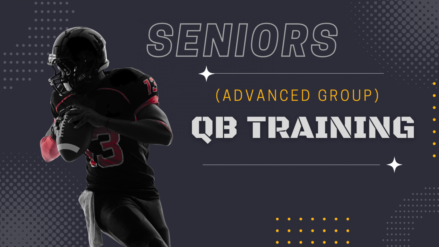 Senior Programc 2024 3 | Capital QB's - Quarterback Training Ottawa