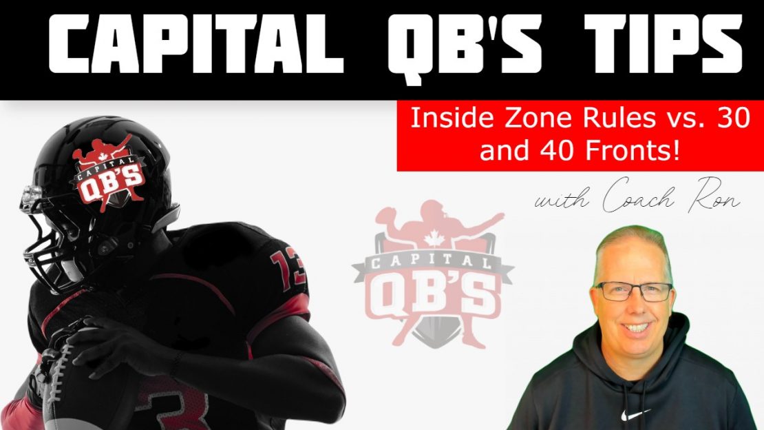 Capital QB’s – Inside Zone Rules vs. 30 & 40 Fronts | Capital QB's ...