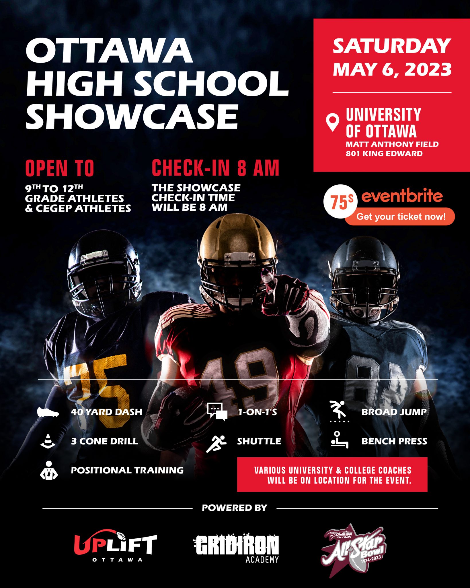 Football Callout – Ottawa High School Showcase | Capital QB's ...